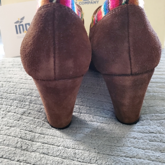 Inca | Shoes | New Inca Brown Suede Heels Womens Size 7 | Poshmark